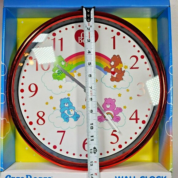 Cloudco | Accents | Care Bears 3 Analog Wall Clock Red Battery Operated ...